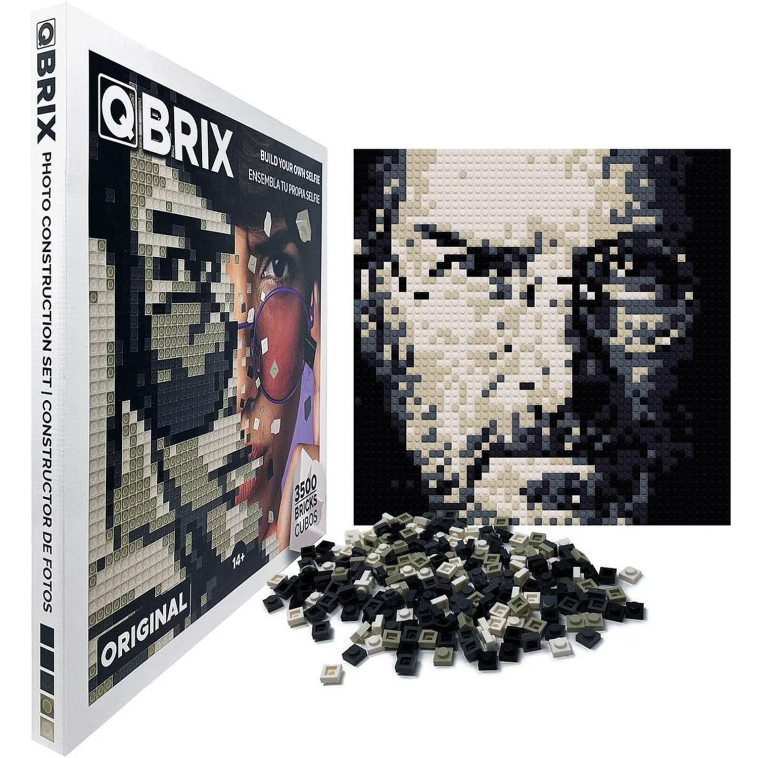 Qbrix Original Photo Construction Set (40x40 cm)– mozabrick.co.uk