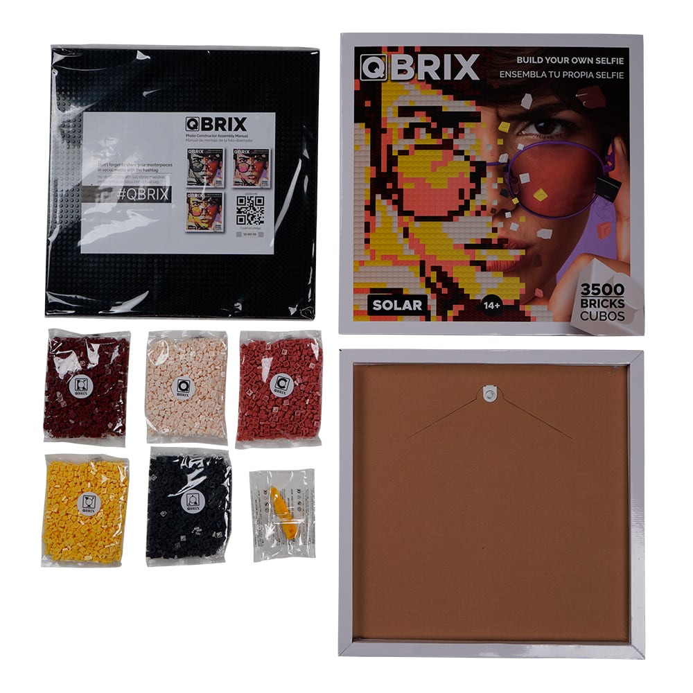 Qbrix Solar Photo Construction Set (40x40 cm)– mozabrick.co.uk